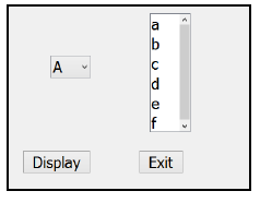 CBSE Class 11 Informatics Practices Java Programming List Box Worksheet